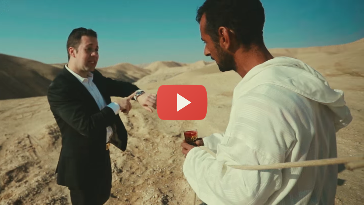 Simcha Leiner's music video-Israeli Negev - inspiring to overcome anything