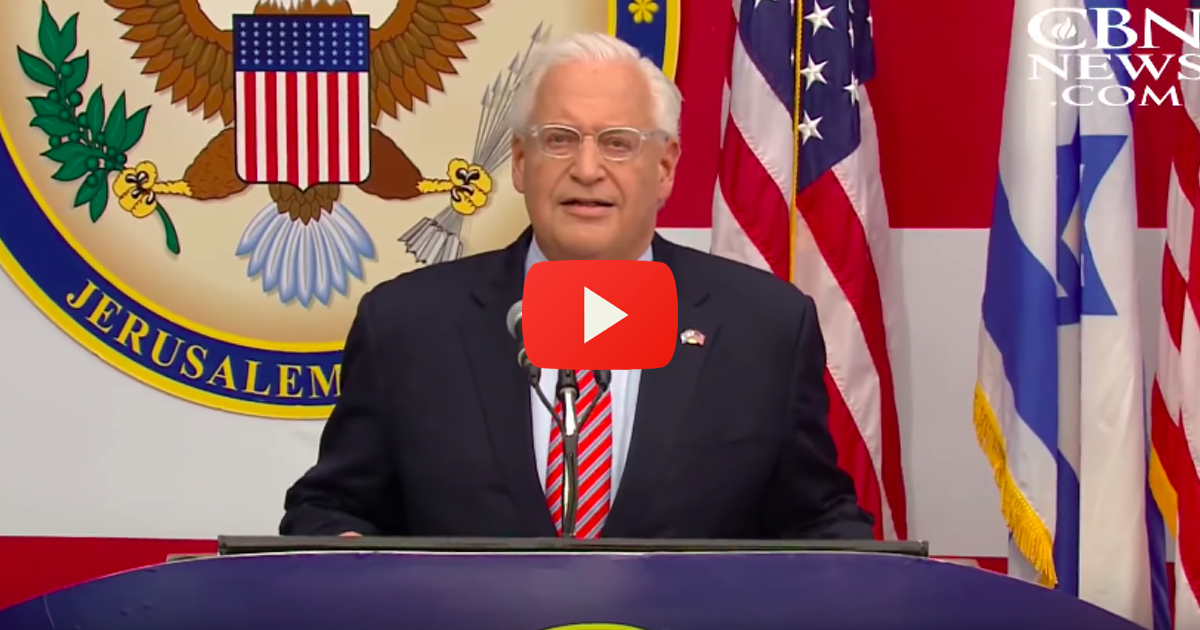 Ambassador David Friedman opens up about Trump and embassy move ... Ambassador David Friedman opens up about Trump and embassy move ...