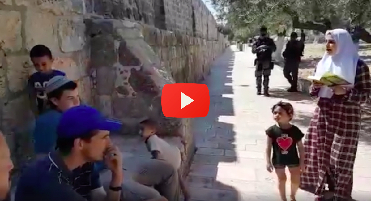 Muslim Woman Gets Herself Arrested On The Temple Mount