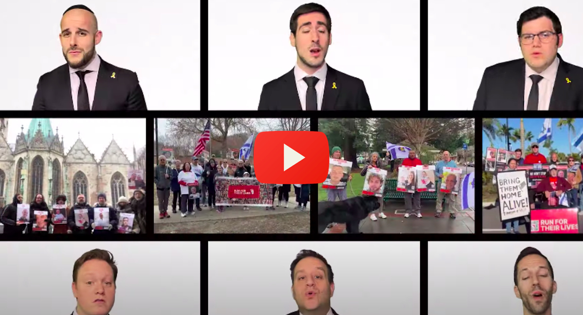 Jewish Acapella Band Sings Moving Prayer for Hostages