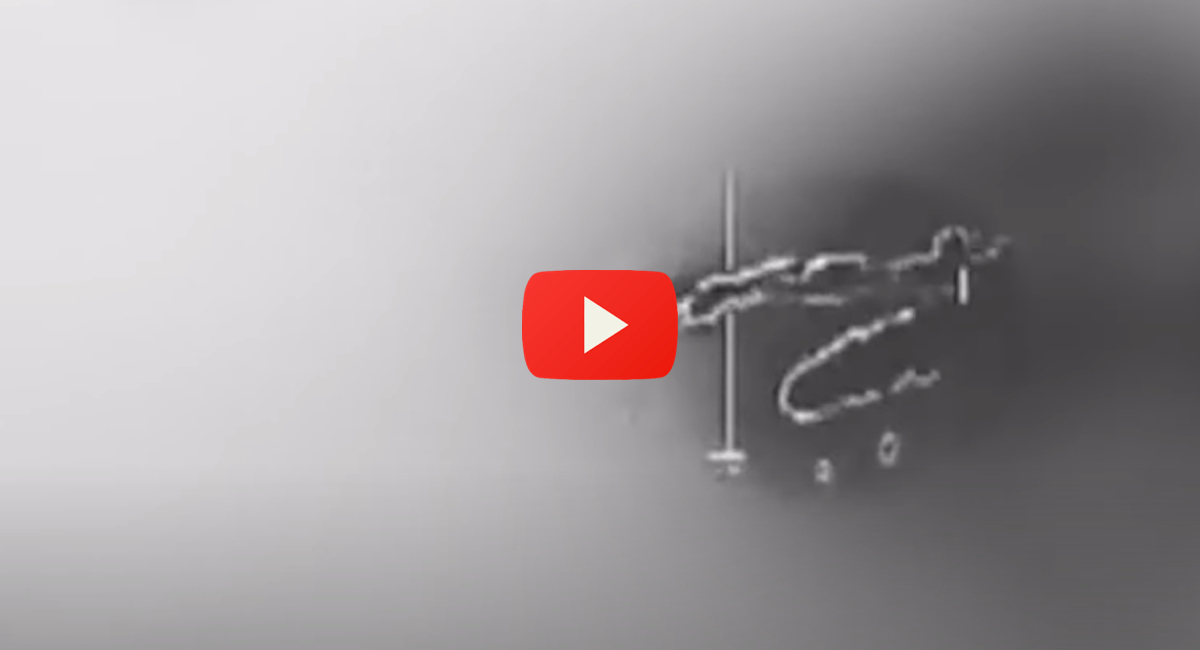 Watch: Actual Footage of IAF Helicopter Intercepting Iranian Drone