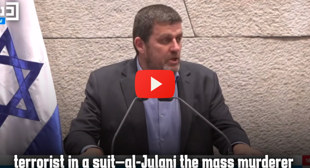 Israeli MK Blasts the West for Ignoring This One Thing