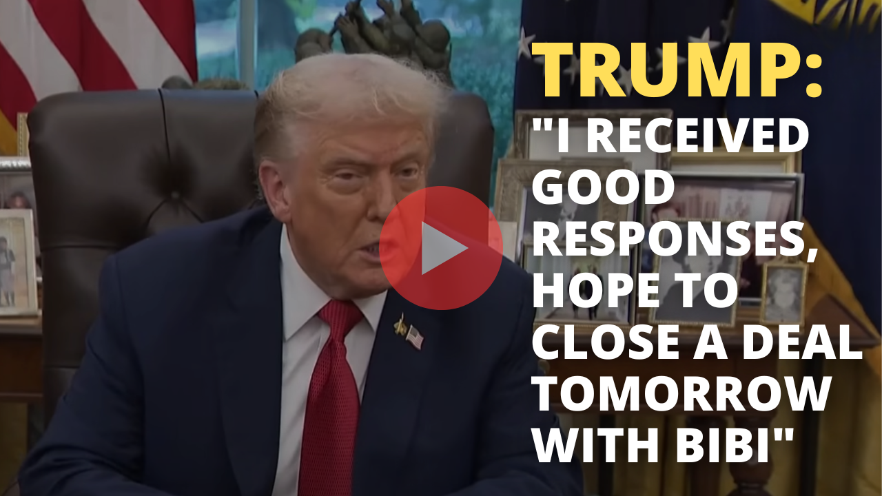 Trump: "I received good responses, hope to close a deal tomorrow with ...